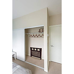 Stony Edge folding luggage rack for guest room Perfect sized 26.75”x16”x22.25” with Extra Shelf Storage - Suitable for Luggage, Suitcase and Shoes (Espresso)