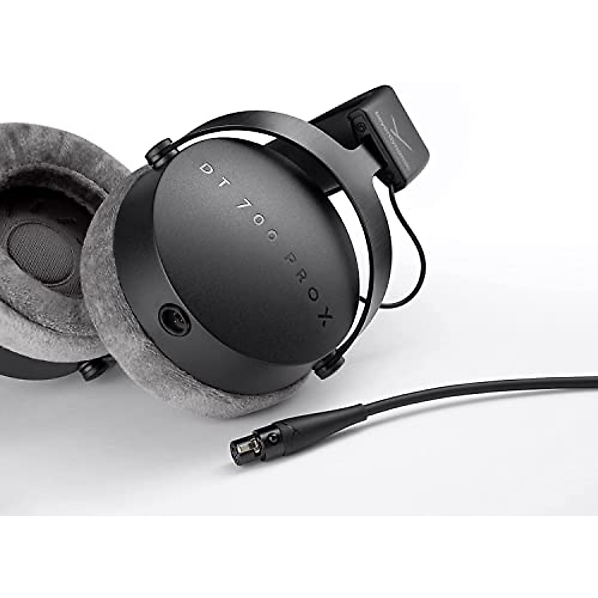 Beyerdynamic DT 700 Pro X Closed-Back Studio Headphones Bundle with Detachable Cable, Headphone Splitter, Extension Cable, and 6AVE Headphone Cleaning Kit