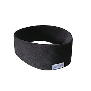 SleepPhones: ASMR Edition | 8 Hours of Deeply Relaxing ASMR Content Built in | Flat Speakers in a Soft Headband | Comfortable Enough to Wear in Bed | Midnight Black - Fleece Fabric (S)