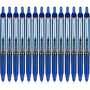 PILOT Precise V7 RT Refillable & Retractable Liquid Ink Rolling Ball Pens, Fine Point (0.7mm) Blue, 14-Pack (15196)