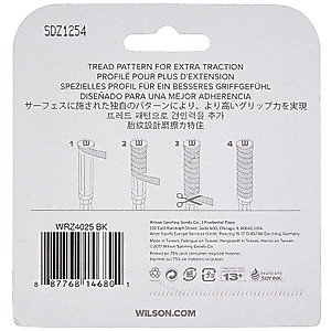 WILSON Sporting Goods Profile Tennis Racquet Over Grip, Black (WRZ4025BK)