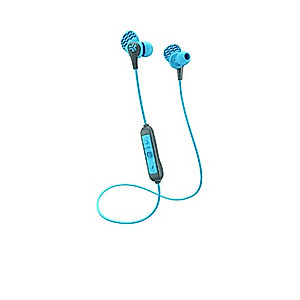 JLab JBuds Pro Bluetooth Wireless Signature Earbuds | Titanium 10mm Drivers | 6-Hour Battery Life | Music Controls | Noise Isolation | Bluetooth 4.1 Extra Gel Tips and Cush Fins | Graphite/Blue