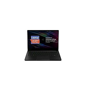 Razer Blade Stealth 13 Ultrabook Gaming Laptop: Intel Quad Core i7-1065G7, NVIDIA GeForce GTX 1650 Ti Max-Q, 13.3" 4K Touch, 16GB RAM, 512GB SSD, CNC Aluminum, Chroma RGB, Thunderbolt 3, Creator Ready