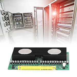 4 to 24S 8A Battery Active Equalizer, Automatic Detection Active Balancer Lithium Battery Active Balance Board with Circuit Breaker Protection Device