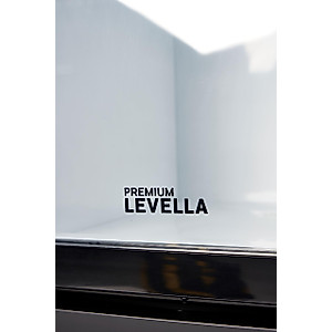 PremiumLevella Glass Door Display Refrigerator 10.0 cu ft Commercial Beverage Cooler Merchandiser With Sleek LED Light Strip