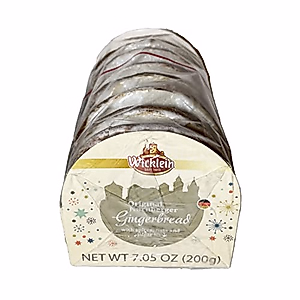 Wicklein Original Nürnberger Gingerbread, Fine Oblaten Glazed Lebkuchen, German Cookies, 200g