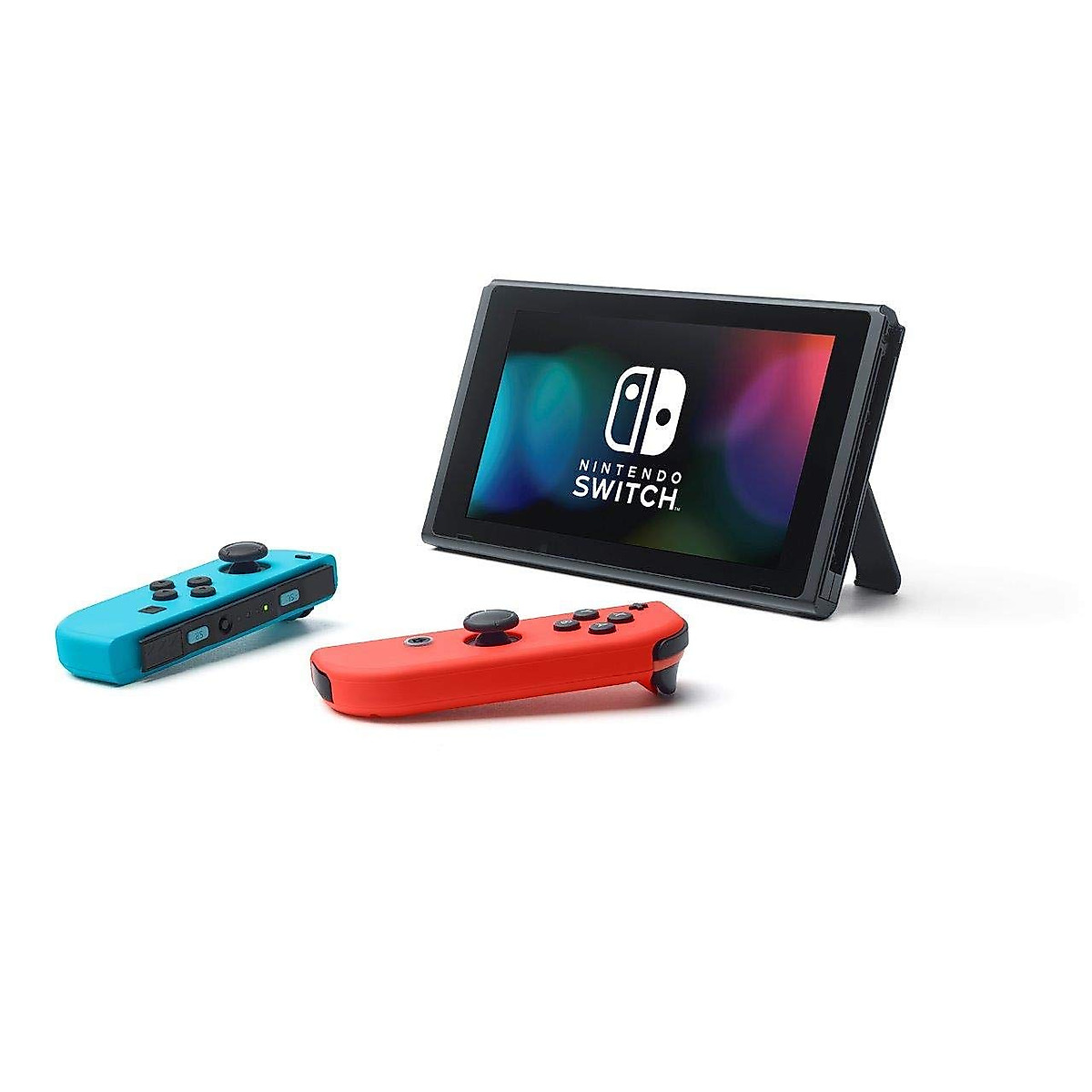 Nintendo Switch w/ Neon Blue & Neon Red Joy-Con + Mario Kart 8 Deluxe (Full Game Download) + 3 Month Nintendo Switch Online Individual Membership (Renewed)