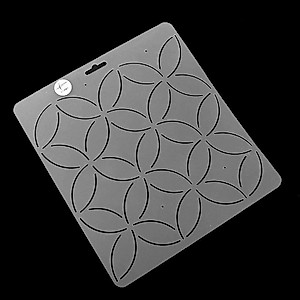 and Clear Stencil Plastic Quilting Template Quilt Tool for Patchwork Painting 1