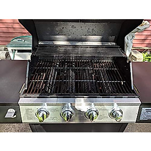 BBQration 15-inch Heat Plate Grill Parts for Dyna Glo DGB515SDP DGF510SBP DGF510SSP Replacement Parts for Uniflame GBC1059WB GBC1059WB-C, Backyard BY13-101-001-13 GBC1355W GBC1461W GBC1555WC