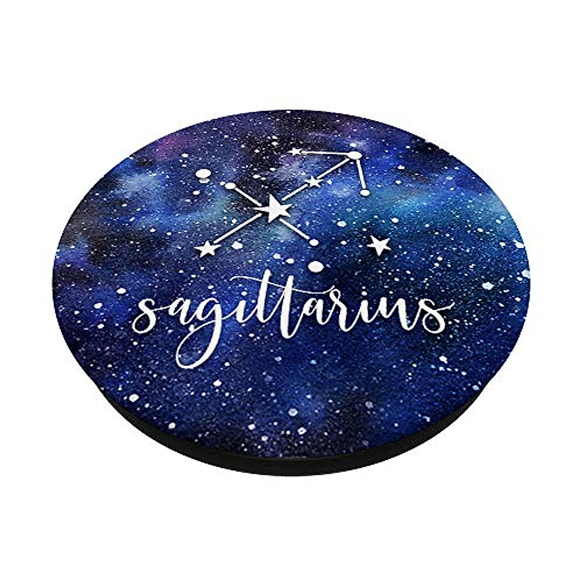Sagittarius - Cool Blue Astrological Horoscope Zodiac Sign PopSockets PopGrip: Swappable Grip for Phones & Tablets