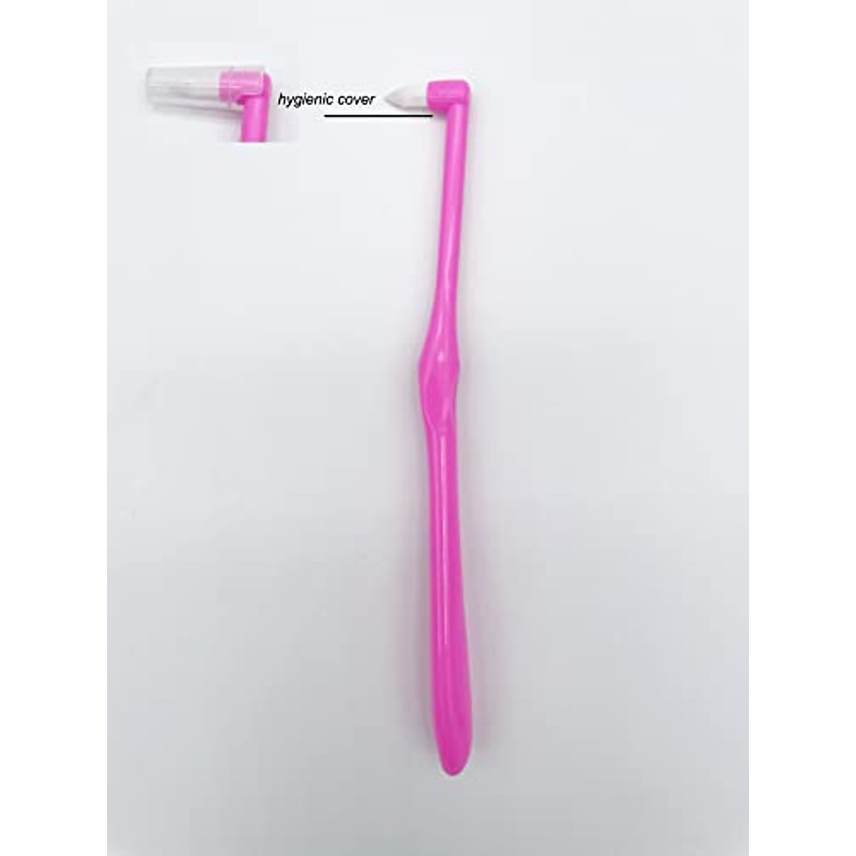 Boyizupha 7 Pcs End Tuft Tapered Trim Toothbrush,Single Compact Interspace Brush,Medium(Color Random)