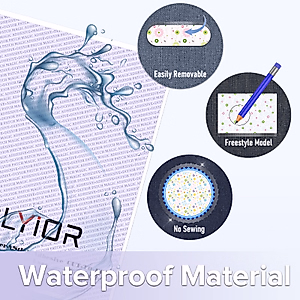 Patch Magic Adhesive, Washable Double-Sided Glue for Iron On Patches and Cut to Fit Freestyle Girl Scout Patches Kit.(2 Pack)