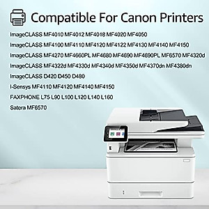 greencycle Compatible Toner Cartridge Replacement for Canon 104 FX9 FX10 FX-10 FX-9 104 ImageClass MF4100 MF4150 MF4270 MF4350d MF4370dn MF4380dn D420 D480 (Black,4 Pack)