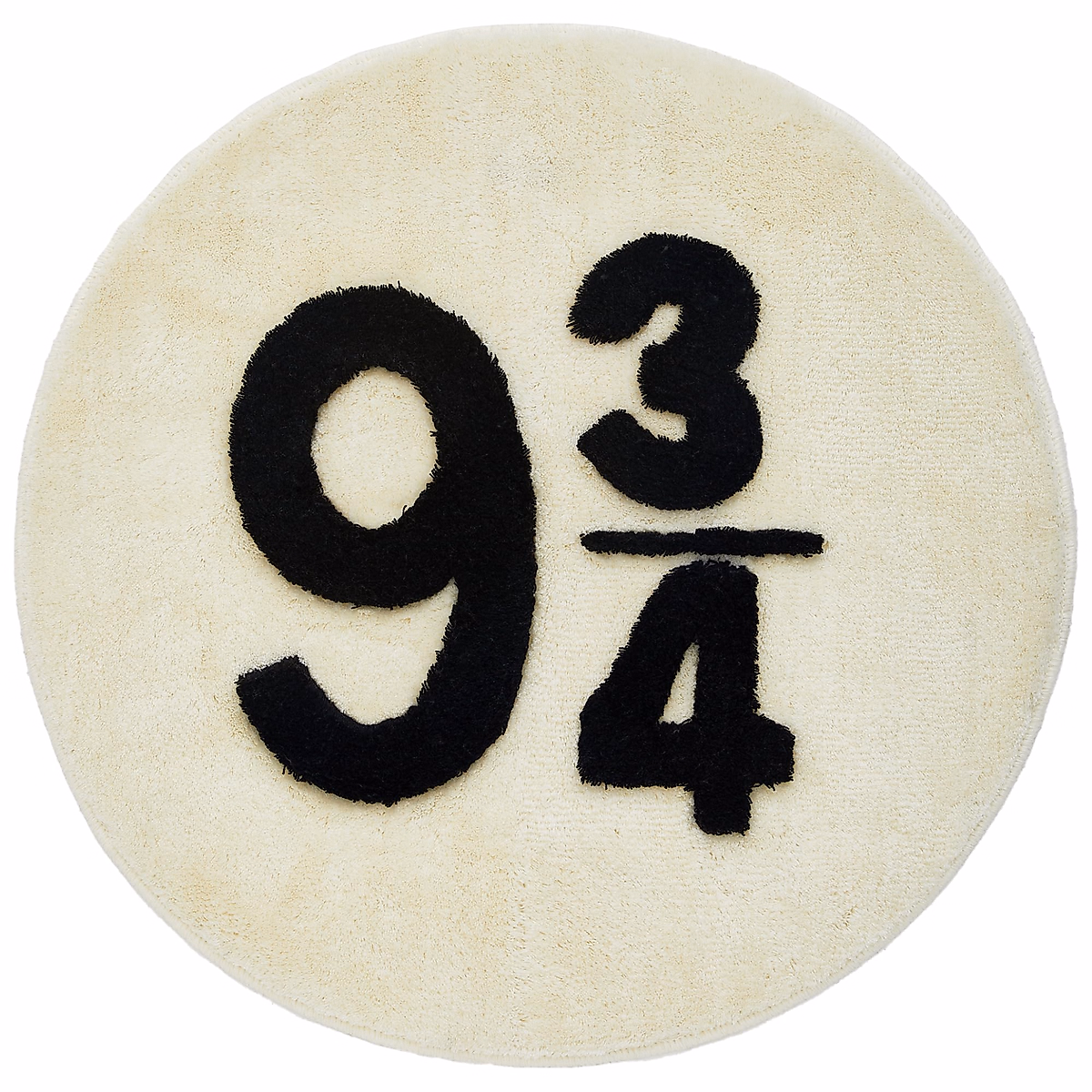 Beyond Deco 9 3/4 Rug, 35’’W X 35’’L Tufted Handmade Rug, Non Slip Machine Washable Unique 9 3/4 Platform Express Rug,Bedroom, Living Room and Bathroom Decor.Soft Carpet Nine and Three Quarters Rug