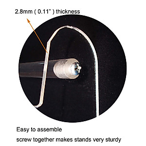 2 Sets Eight Layers Heavy Duty acrylic Knife Display Stands,Pocket Knives Easel Holder,Hunting Survival Knife Rack