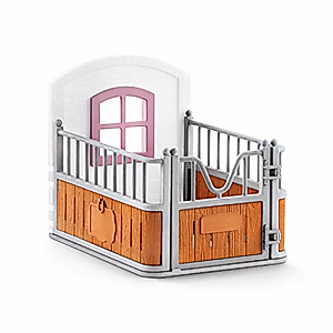 Schleich Horse Club, 12-Piece Playset, Horse Toys for Girls and Boys 5-12 years old Horse Stall with Lusitano Horses