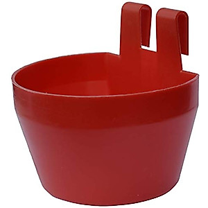 Supa Poultry Cage Cups / Galley Cups / Aviary Cups, Pack of 12, Suitable for Both Food, Grit Or Water, Includes Integral Hook So The Cups Can Be Hung from The Cage Mesh, Made in The UK