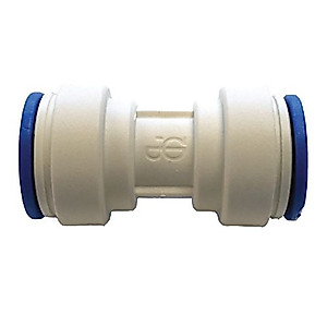 John Guest Speedfit 5/16 Inch OD Union Connector, Push to Connect Plastic Plumbing Fitting, White, NC2112P