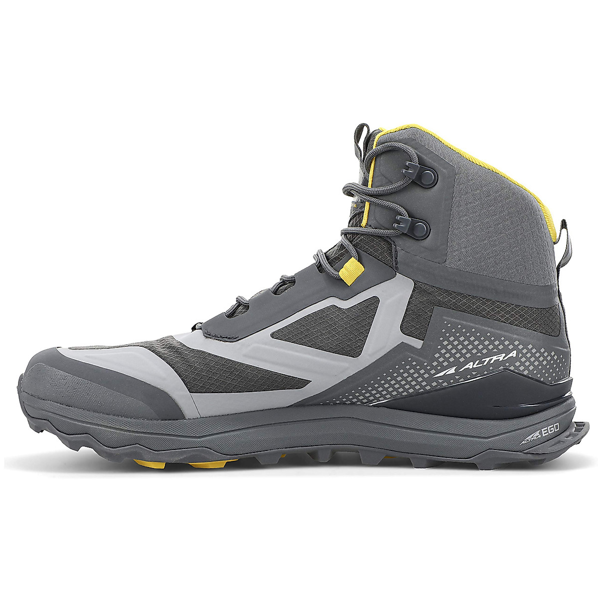 ALTRA Men's Lone Peak All-Weather Mid Gray/Yellow