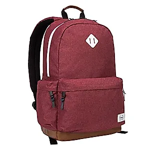 Targus Strata II College and Travel Laptop Backpack with Protective Sleeve for 15.6-Inch Laptop, Burgundy (TSB93603GL)