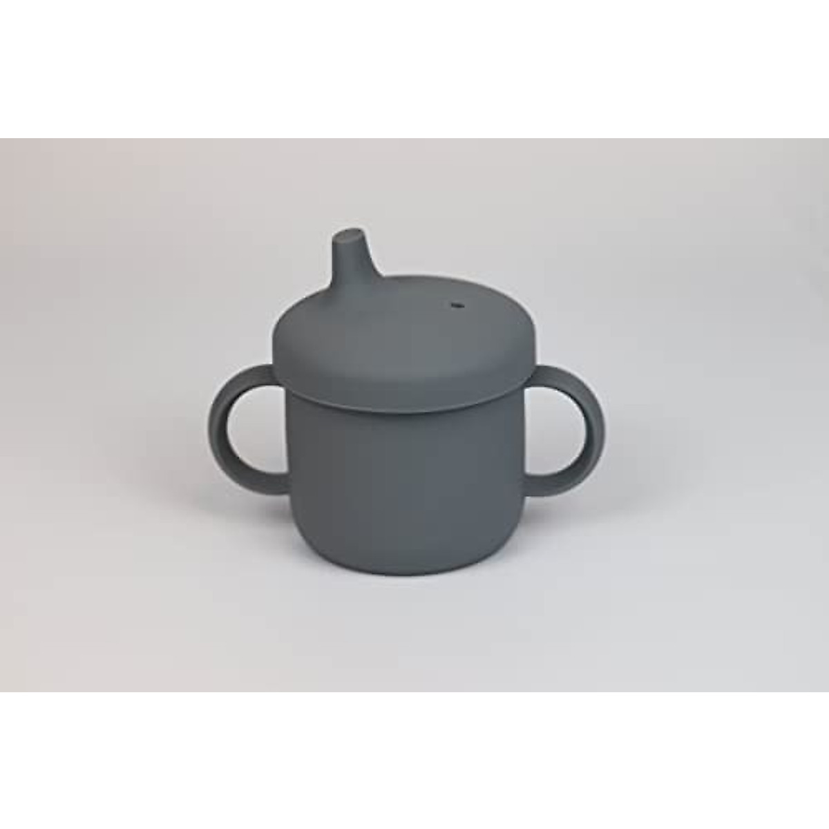 Silleebee Silicone 5-in-1 Toddler Open Training Cup | 3 Interchangeable Lids with Straw and Handles | Sippy and Snack Option for Babies | Infant 6 mos+