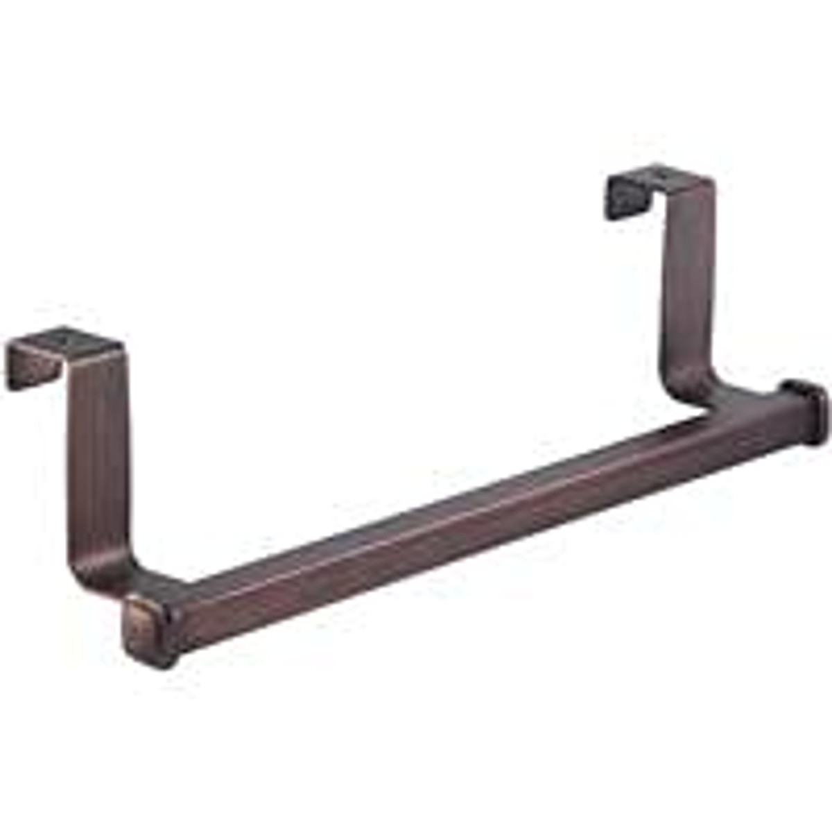 iDesign Marcel Steel Over-the-Cabinet Towel Bar - 9.7" x 2.4" x 5.6", Bronze
