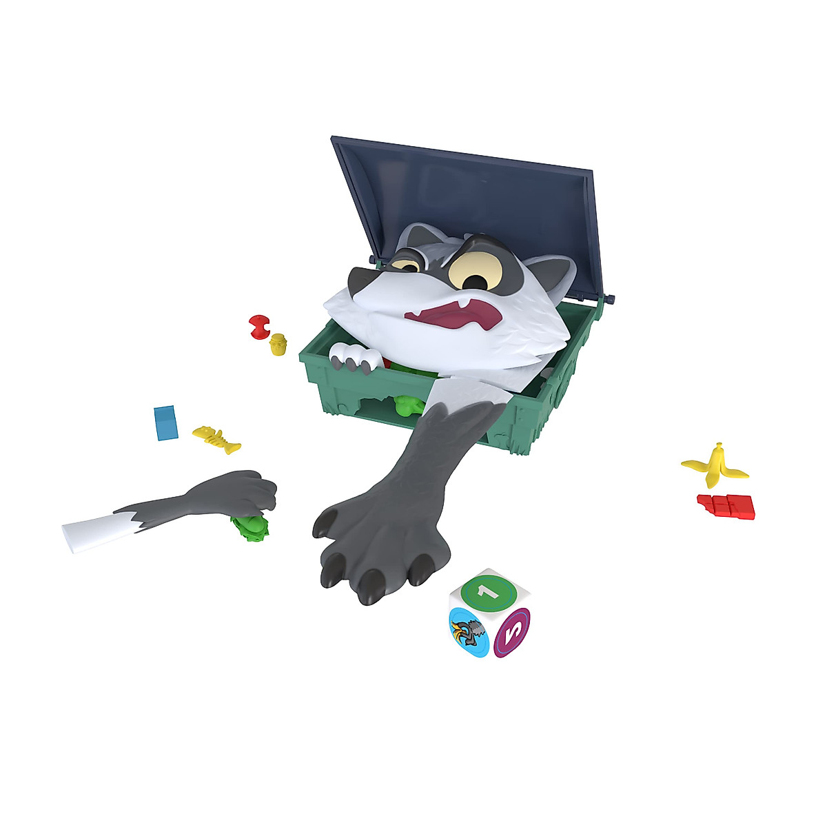 Goliath Dumpster Diver Game - Take Raccoon's Snacks Before His Paw Jumps Out to Defend His Goodies - No Reading Required - Ages 4 and Up, 2-4 Players
