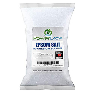 Epsom Salt (Magnesium Sulfate) Agricultural Grade Bulk (5 Pounds)