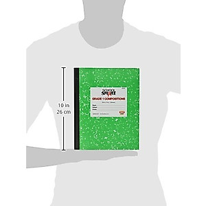 School Smart - 85298 Skip-A-Line Composition Book - Grade 1 - 9 3/4 x 7 3/4 - Green - 50 Sheets - 100 Pages