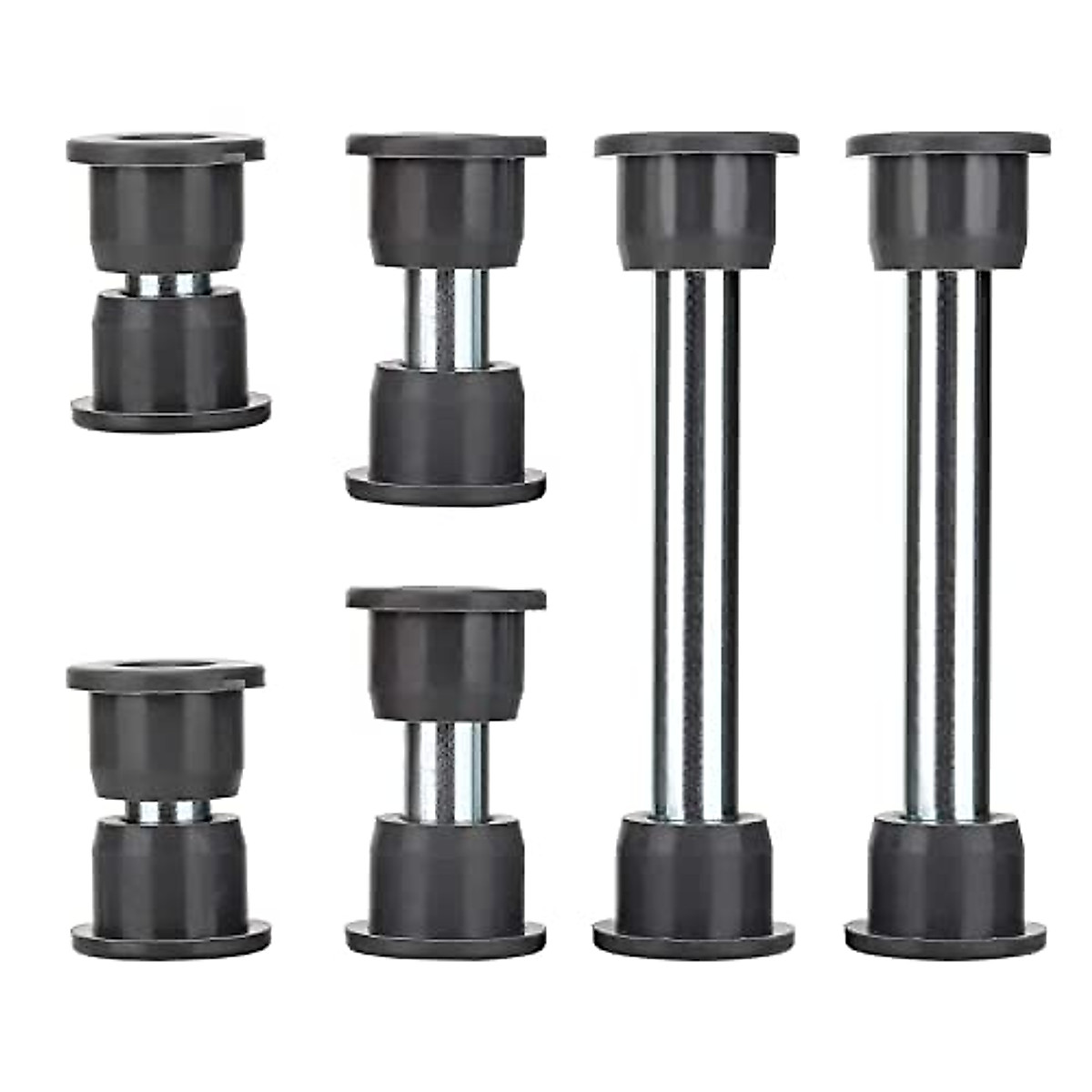 10L0L Front Lower Spring A-Arm Bushing Sleeves Kit for Club Car Precedent 2004-up Golf Cart, Replace OEM 102289901 1029562-01 1022874011 102288101 102287701 1102287601