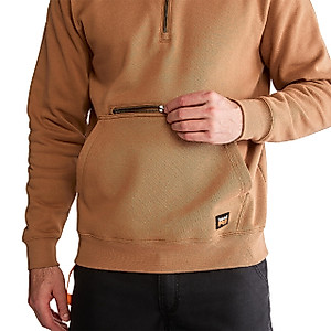 Timberland PRO mens Honcho Sport Double Duty Pullover Hooded Sweatshirt, Dark Wheat, X-Large US