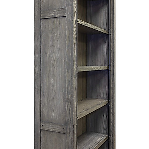 Martin Furniture Avondale 3 Bookcase Wall Gray
