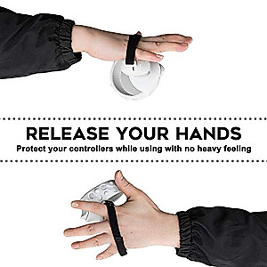 (1+1) Seltureone Head Strap Compatible for Quest 2, Replacement for Elite Strap, with Silicone Protector for Quest 2 Touch Controller Full Grip Cover, Gary