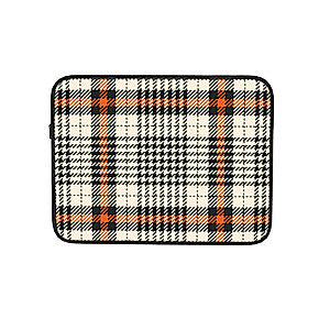 Classic Plaid 13 inch Portable Laptop Sleeve Compatible with MacBook Air Notebook Computer Case for Men Women College School Students