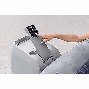 Bestway SaluSpa San Francisco HydroJet Pro Inflatable Hot Tub Spa | Large, Square Portable Hot Tub with Cover | Features Filtered Heated Water System and 180 Jets | Fits 5-7 People