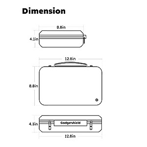 Extra Large Game Cards Case Adjustable Divider Storage Box Holder for Most Card Games compatible with Cards Against Humanity