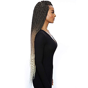 MULTI PACK DEALS! Mane Concept Synthetic Hair Crochet Braids 3X Pre-Stretched Ivy Box Braid 32" (1-PACK, T1BBUG350)