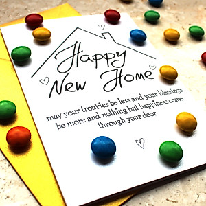 Happy New Home - Funny New House Congratulations and Housewarming Card with Irish Blessing, Welcome New Homeowner, Home Sweet Home