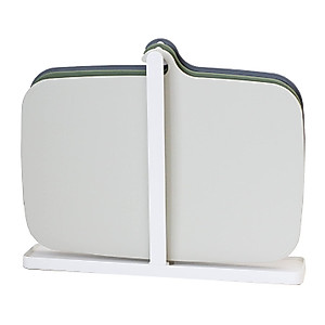 Index Cutting Board Set for Kitchen, Set of 3 cutting boards with stand hanger, Dishwasher-washable, Baking Sheet