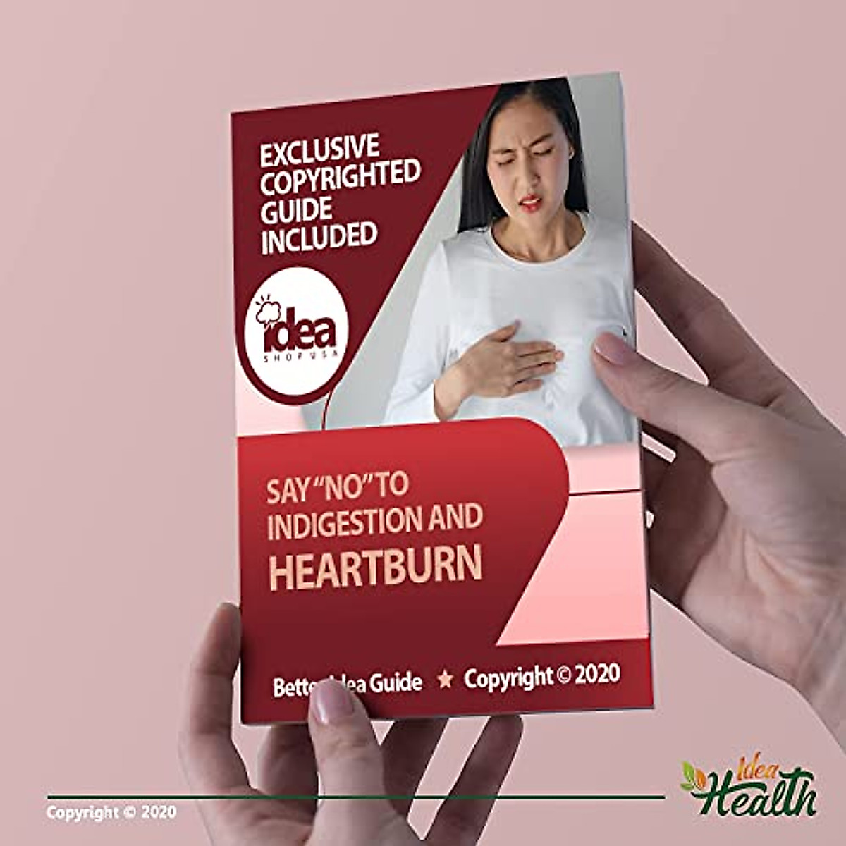 Cimetidine 200 mg - Acid Reducer & Heartburn Relief by Equate, 120Ct Bundle with Exclusive "Say "NO" to Indigestion and Heartburn" - Better Idea Guide (2 Items)