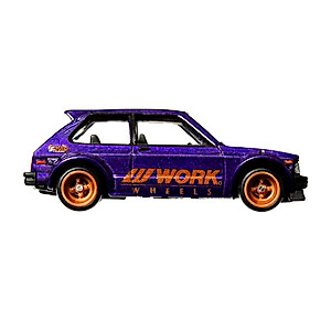 Hot Wheels Car Culture Circuit Legends Vehicles for 3 Kids Years Old & Up, 81 Toyota Starlet Kp61, Premium Collection of Car Culture 1:64 Scale Vehicles