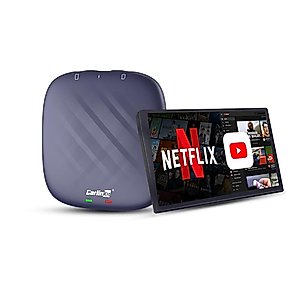 Carlinkit CarPlay Ai Box Android 13.0 System Wireless CarPlay Android Auto QCM6125 8-core 8G+128G, Multimedia Box Spotify/Netflix/YouTube Car Video, GPS+Glonass/Google Play Download Apps