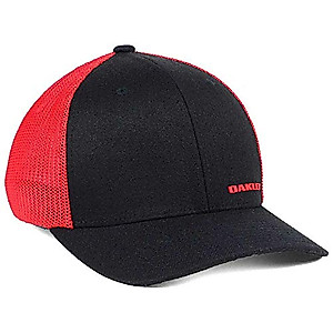 Oakley Indy Stretch-Fitted Cap Black/Red