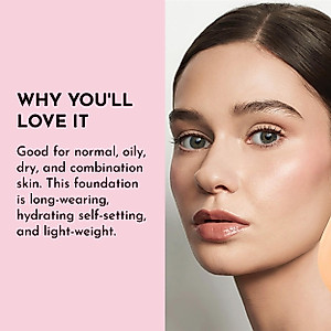 Lawless Conseal The Deal Long-Wear Full-Coverage Foundation - Sesame - Premium Self-Setting Foundation Powered by Natural Ingredients to Provide a Natural, Weightless Finish