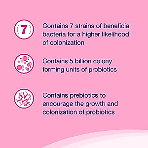 Nutramax Proviable Digestive Health Supplement Multi-Strain Probiotics and Prebiotics for Dogs, With 7-Strains of Bacteria, 60 Chewable Tablets