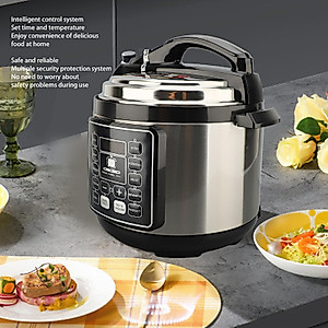 Electric Pressure Cooker,5L Electric Pressure Rice Cooker,Smart Instant Multi Cooker for Rice Soup Porridge