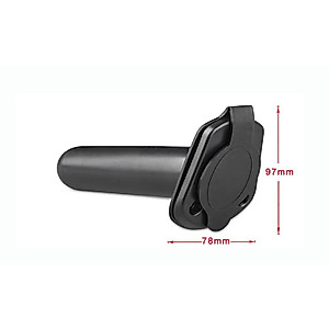 4 Pieces Nylon Fishing Tackle Accessory Tool Fishing Rod Holder Tackle with Cap Cover Gasket for Kayak Boat Canoe