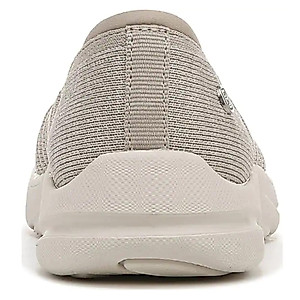 BZees Women's Legato Slip-On Flat Ballet, Taupe, 9