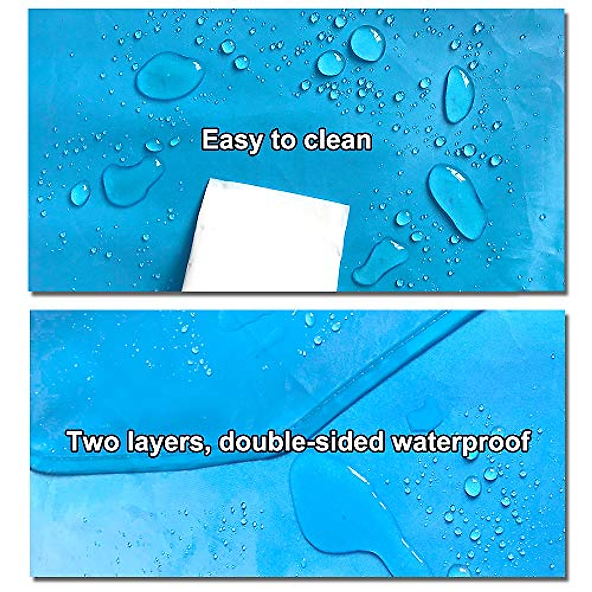 Small Animal Playpen with Waterproof Pads, Reusable Liners, Waterproof Bottom on Both Sides, Fit with Pet Tent (42.5in x 41in) Bedding for Guinea Pig, Rabbit, Hamster, Chinchilla and Hedgehog