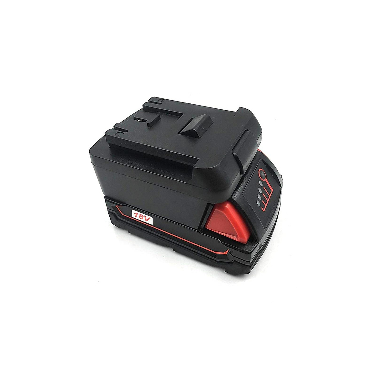 Power Tool Adapter,ABS+PC Power Tool Adapter for Milwaukee 18V Li-Ion Battery Convert to for Bosch with Charging,Supports Charging of Power Tool Batteries